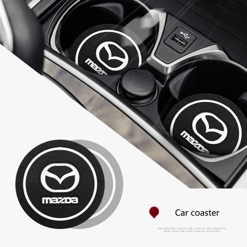 Tikar Tidak Licin Slot Cawan Air Coaster Kereta, Set 2pcs, Pad - TikTok ...