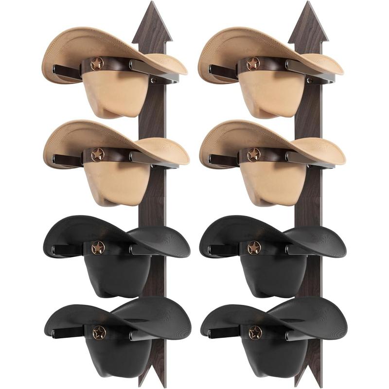 Cowboy Hat Rack for Wall, Cowboy Hat Holder Wall Mount Holds - TikTok Shop