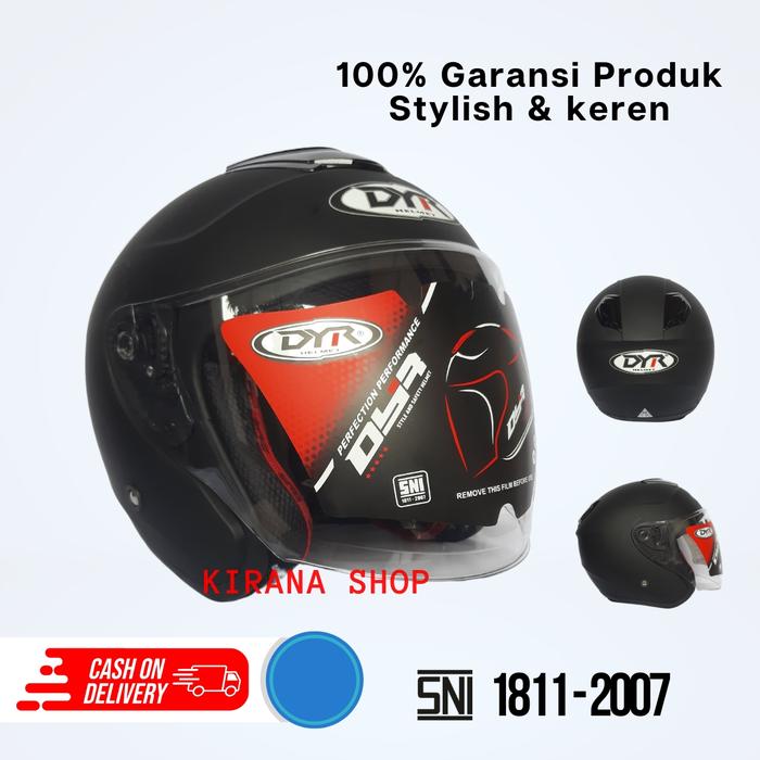 Jual Helm DYR Kyoto Osaka Solid Warna Hitam Doff - Hitam Doff, M - Kab. Bekasi - Kirana Shop77 ...