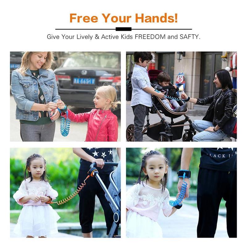 Anti-Lost Safety Wrist Band Rope Adjustable Triple Wrist S Outdoor ...