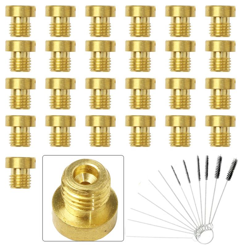 25 pcs M5 Carburettor Main Nozzle Set with Cleaning brush fo - TikTok ...