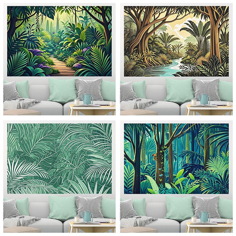 Tropical Rainforest Jungle Room, bedroom decoration, hanging - TikTok ...