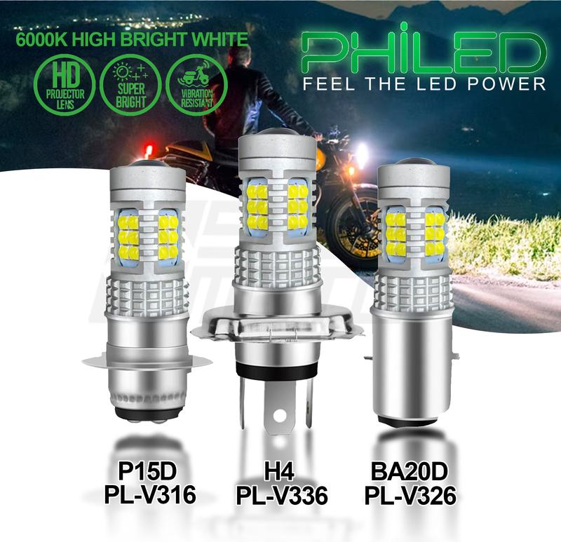 PHILED UNIVERSAL HEADLIGHT LED BULB PL-V336 H4 SOCKET / PL-V316 ...
