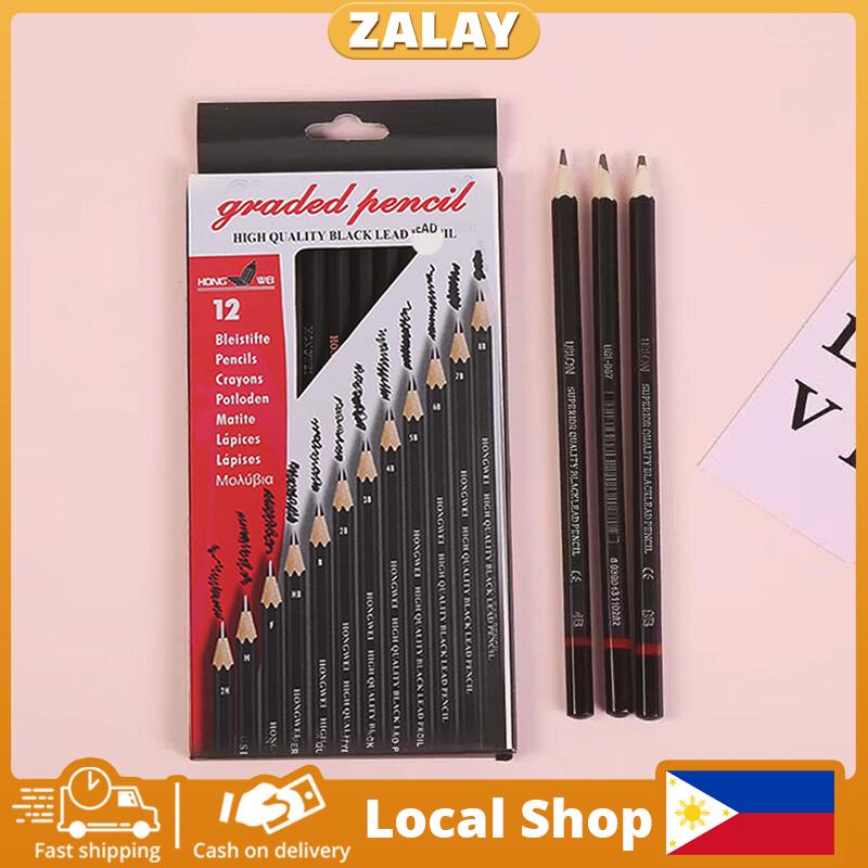 Sketching Wooden Pencil 2H-8B Professional Drawing Diary Writing ...
