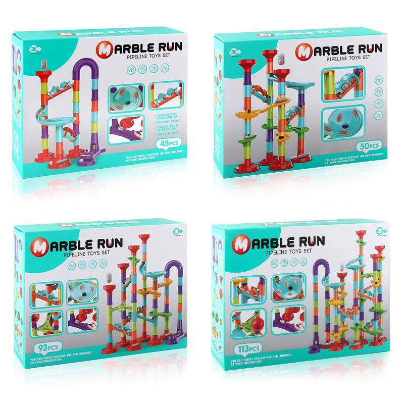 Cross-Border Catapult Slide Track Building Blocks Maze Variety - TikTok ...