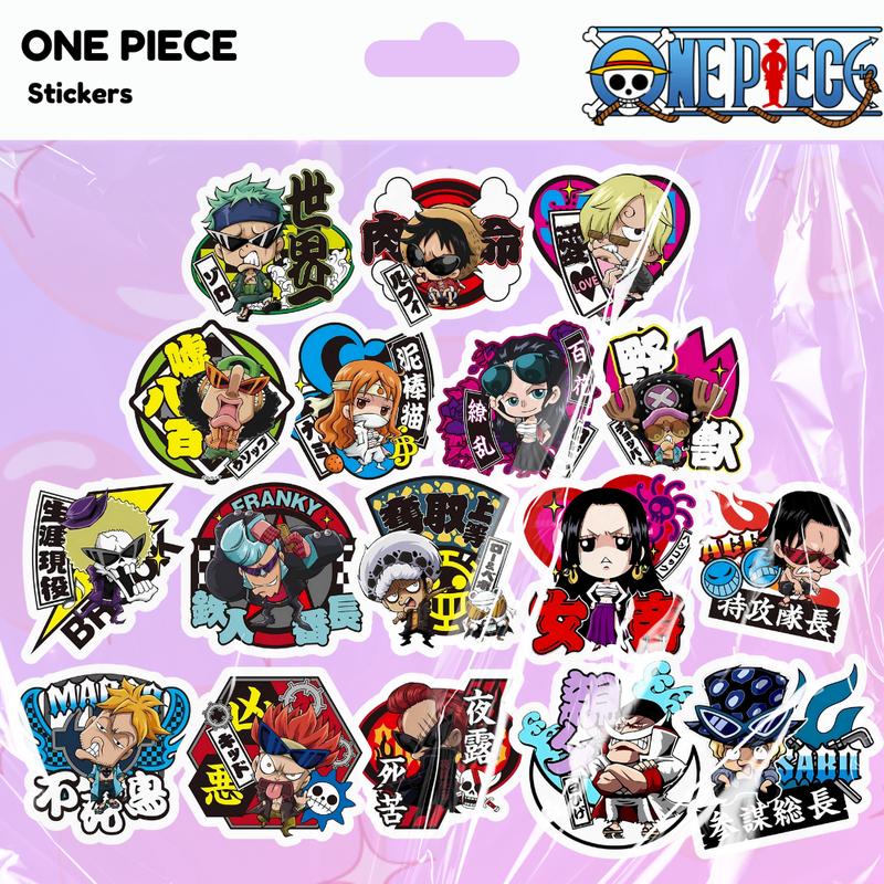 One Piece Stickers Set 1 [waterproof vinyl stickers]- Anime/Manga ...