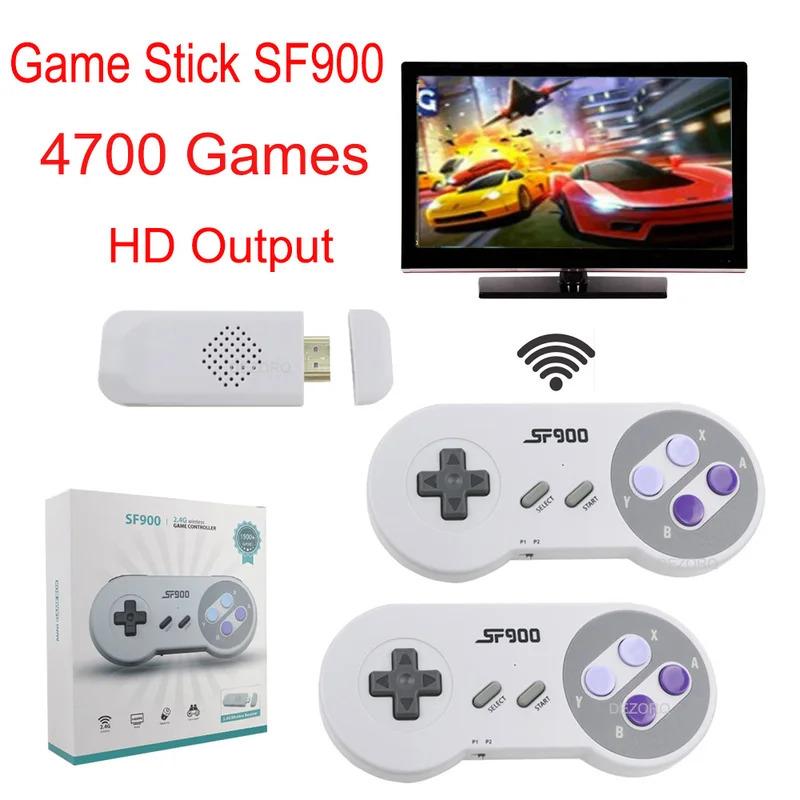 SF900 Consola for Super Nintendo 16 Bit Game Stick 4700 Retr - TikTok Shop