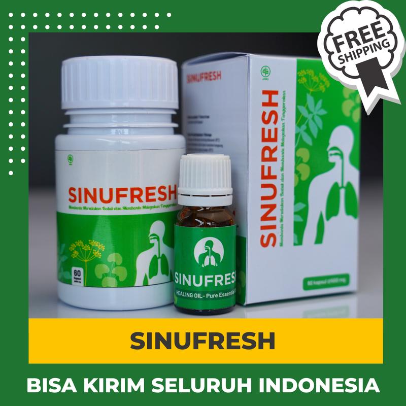 Obat Sinusitis Hidung Paling Ampuh | Sinufresh Kapsul - Shop | Tokopedia