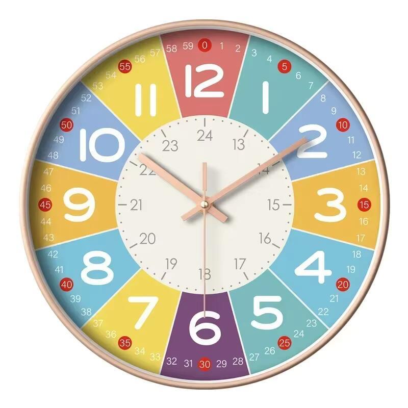 Jam Dinding Bulat, 8 Inci, Reka Bentuk Moden, Jam Senyap, Untuk ...