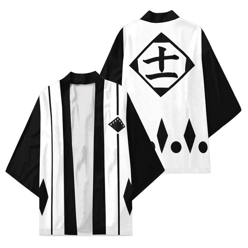 Bleach gopei 13 cosplay costumes, anime style, haori kimono robe ...