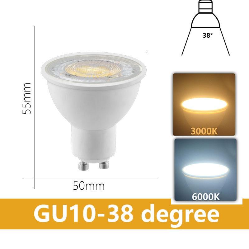 GU10 LED Bulb 3W 5W 7W Watt 220V LED Lamp Spotlight Spot Light - TikTok ...