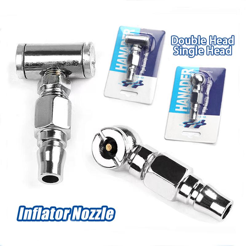 Tire Inflator Nozzle Single Double-head Tyre Air Inflator Nozzle ...