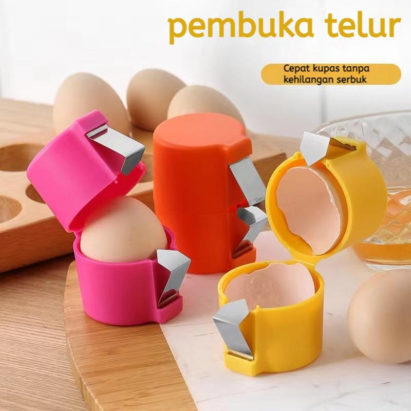 Pembuka telur kreatif pemecah telur cepat mudah alih untuk dapur ...