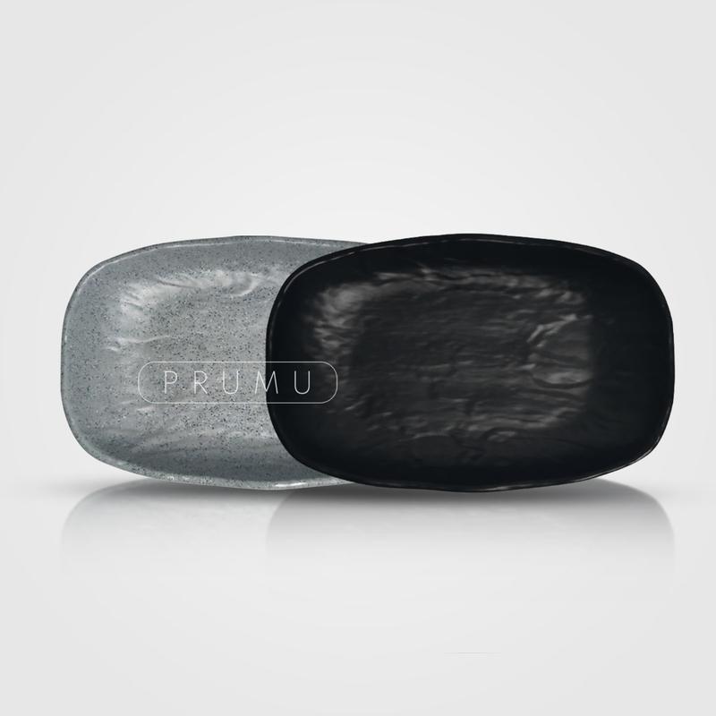 PRUMU Melamine Stone Piring Persegi Panjang 8 inch - Piring Saji - Shop ...