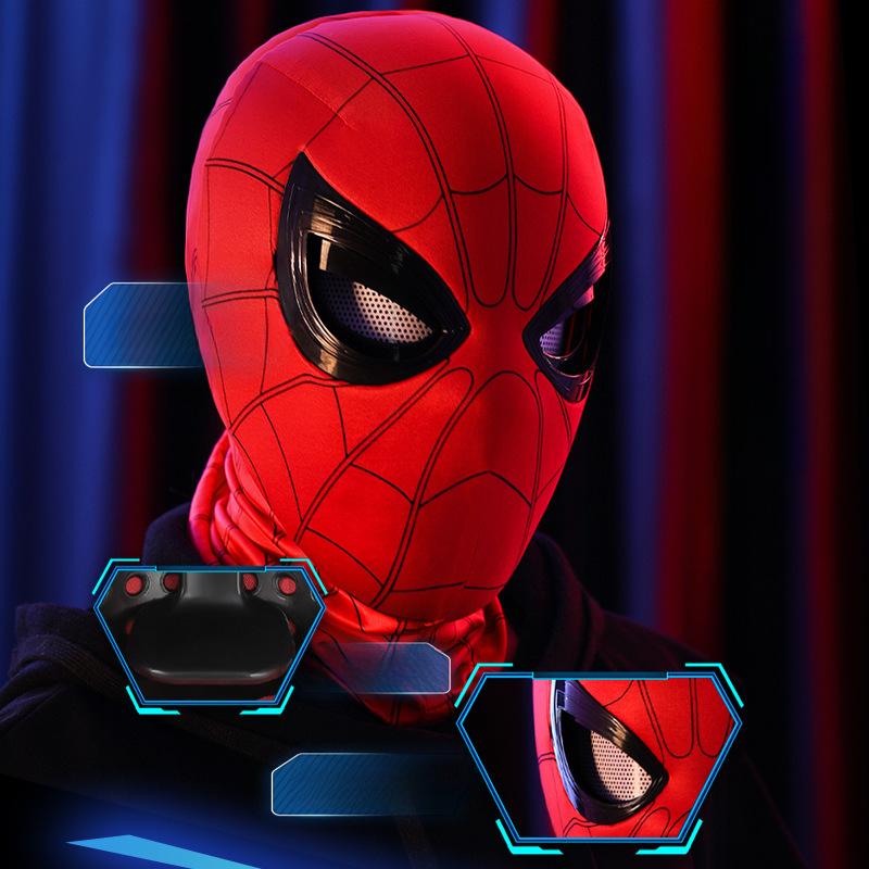 Tudung Kepala Spider-Man, Topeng Winking Elektrik Manual Mat - TikTok ...