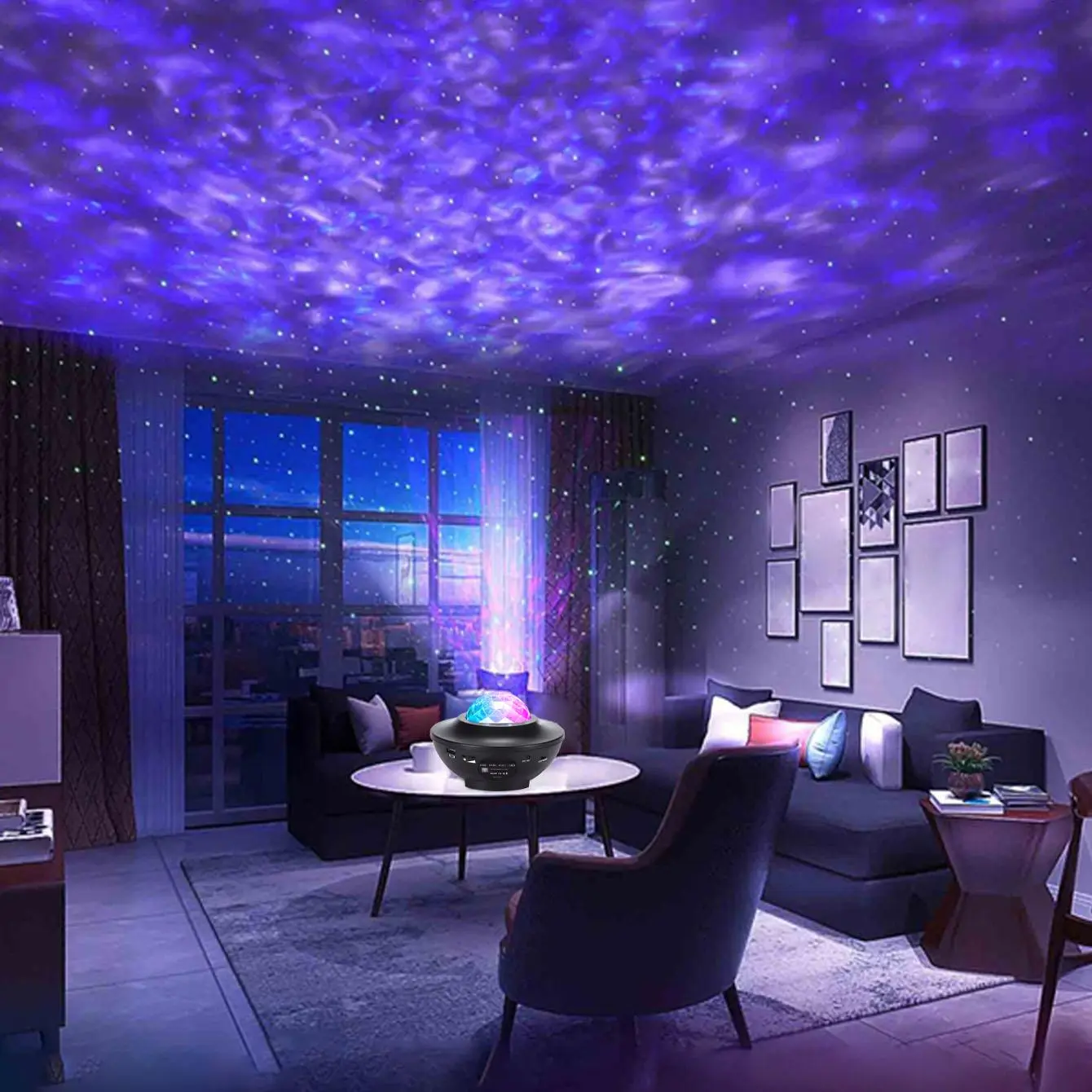 Starry Sky Effect Night Light (1 Piece), Multiple Light Mode LED Light ...