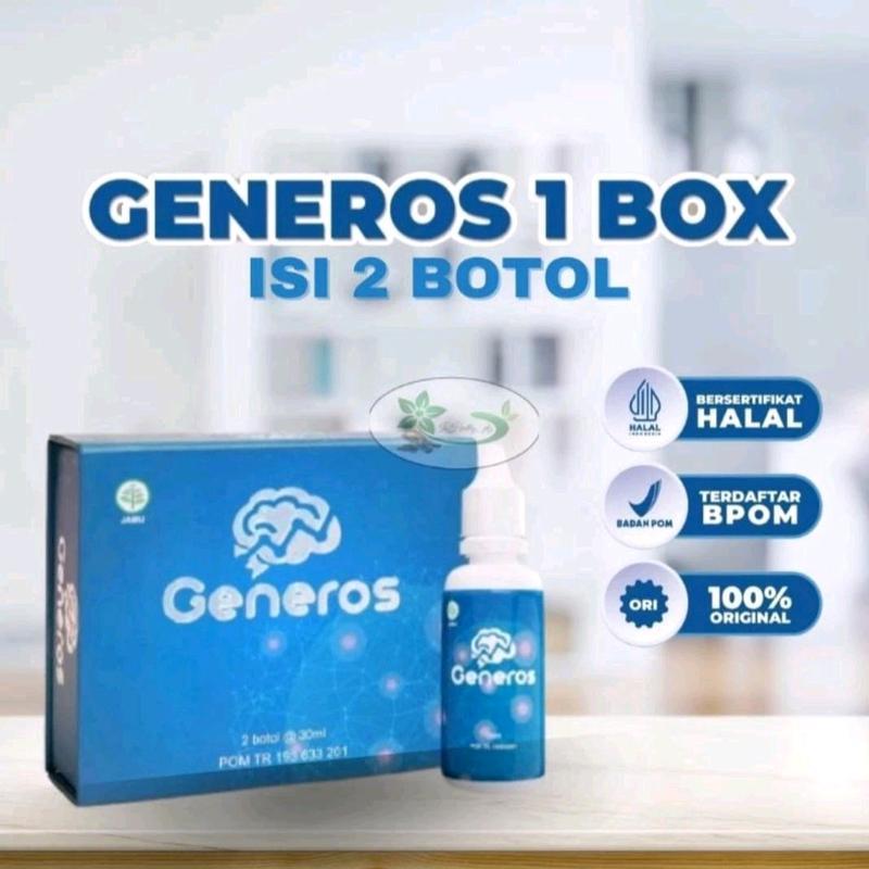 1 BOX GENEROS SPEECH DELAY DAN VITAMIN OTAK ANAK ASLI - Shop | Tokopedia