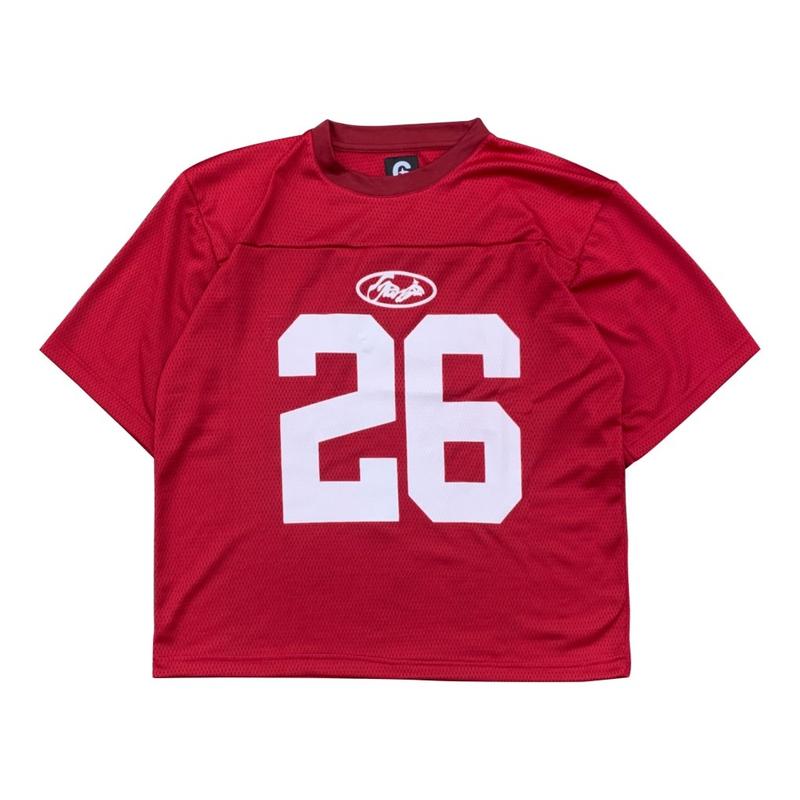 Mesh Jersey Boxy Genesis - 26 MAROON 2025 - TikTok Shop Malaysia