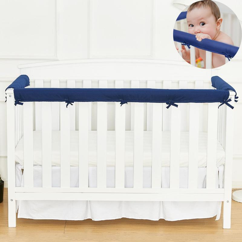 Baby Crib Anti-collision Protection Edge Strip Solid Color Baby ...