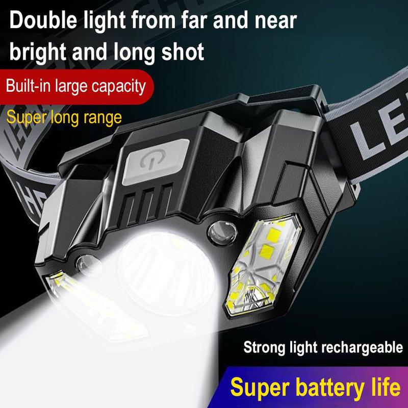 Outdoor Camping Lighting Fixtures Head Mounted Lamp Super Light ...