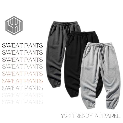 YK Trendy Sweat Pants Fashion Style Unisex Pants - TikTok Shop Philippines