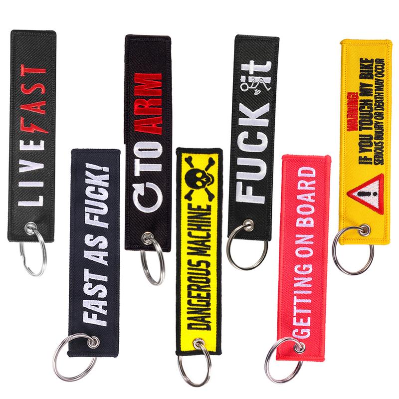 HOONIGAN Print Embroidery Tag Keychain Key Ring Holder Phone - TikTok ...