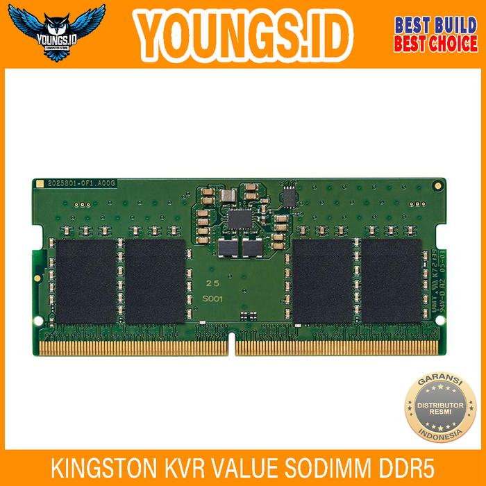 Promo RAM KINGSTON KVR VALUE SODIMM DDR5 16GB 5600Mhz Cicil 0% 3x - Kab ...