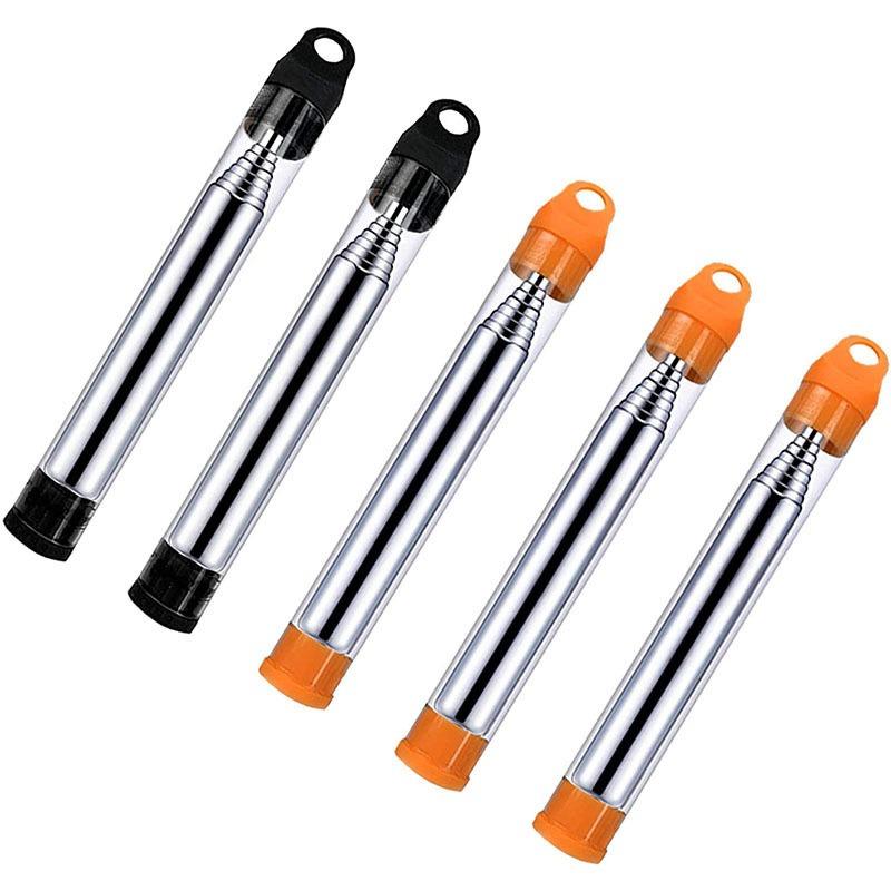 Outdoor Camping Cooking Blow Fire Tube Blowpipe Telescopic High ...