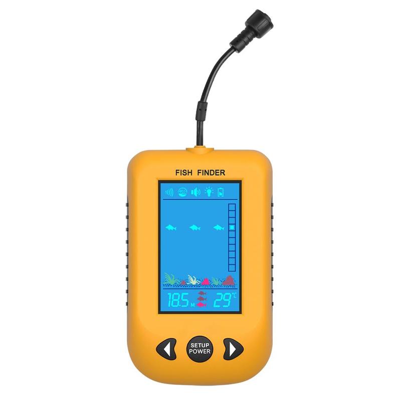 Portable Sonar Fish Finder, 1 Count Fishing Sonar Sounder Alarm ...