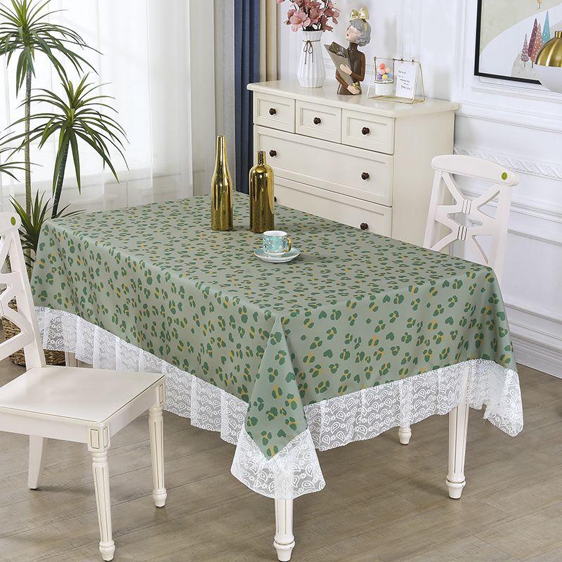 2025 Tablecloth Ins Style Oil-Proof Waterproof Lace Cover Towel ...