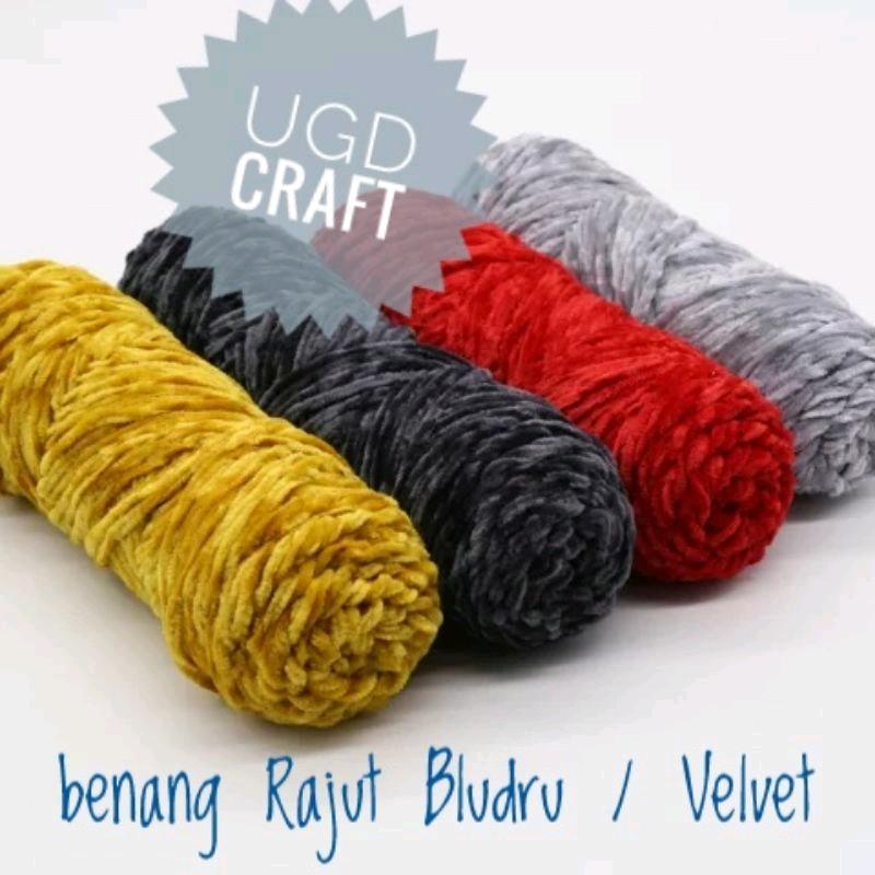 Benang Rajut Bludru / Velvet Yarn 100gram - Shop | Tokopedia