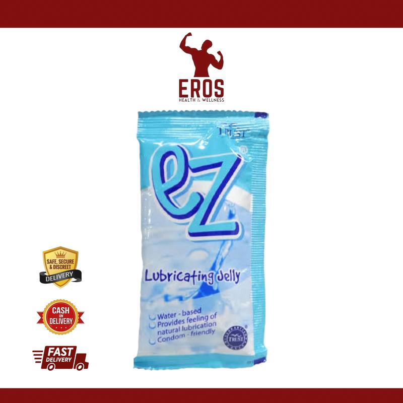 TRUST EZ Lubricating Jelly Water-Based Lubricant 10g Condom Latex ...