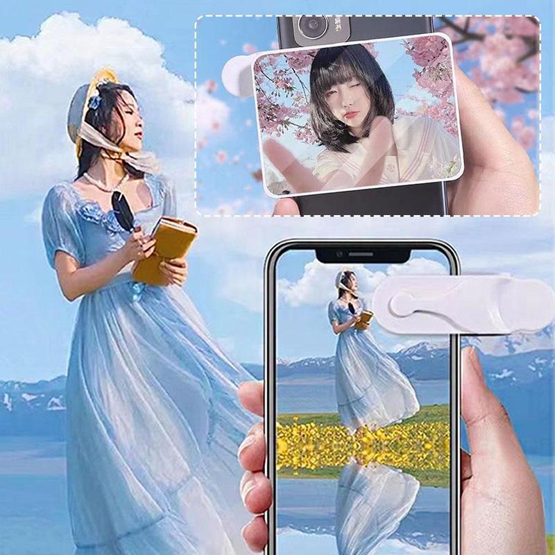 Mobile Phone Selfie Mirror 2in 1 Photography Tool Mobile Sky - TikTok ...