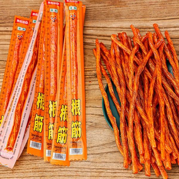 Hunan specialty spicy Snacks leisure time noodles large gluten - TikTok ...