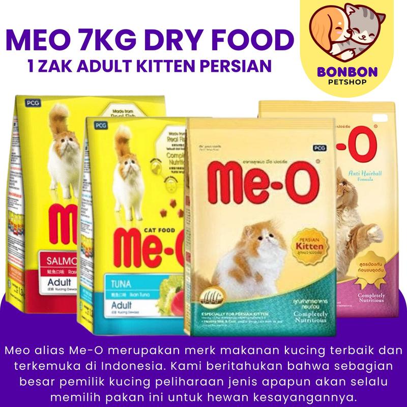 Meo 7kg Dry Food 1 Zak Adult Kitten Persian Me-O Makanan Kering - Shop ...