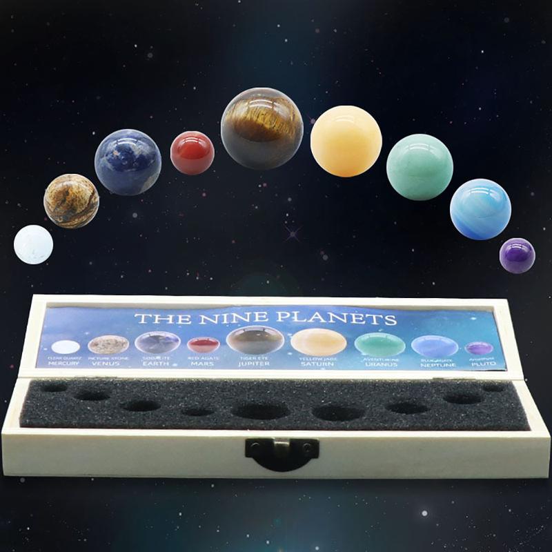 Sistem Suria, 9 Planet, Bola Sfera Kristal Penyembuhan Chakra, - TikTok ...