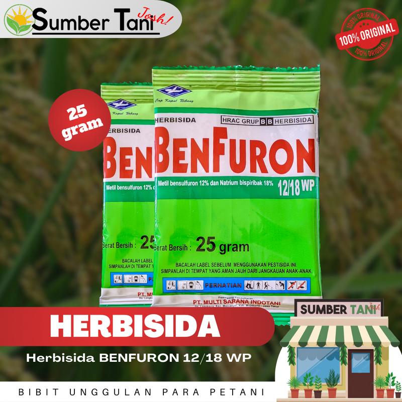 Herbisida Benfuron 12/18 WP Kemasan 25gr - Shop | Tokopedia