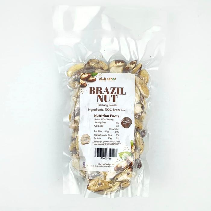 Jual Club Sehat Brazil Nut 500gr – Kacang Brazil Premium, Kaya Selenium ...