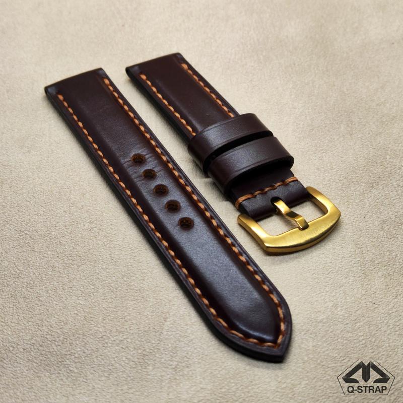 Tali jam kulit asli brown padded premium Coklat Watch - Shop | Tokopedia