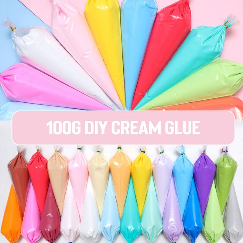 30 Colors 100g Simulation Cream Glue Gel DIY Artificial Crea - TikTok ...