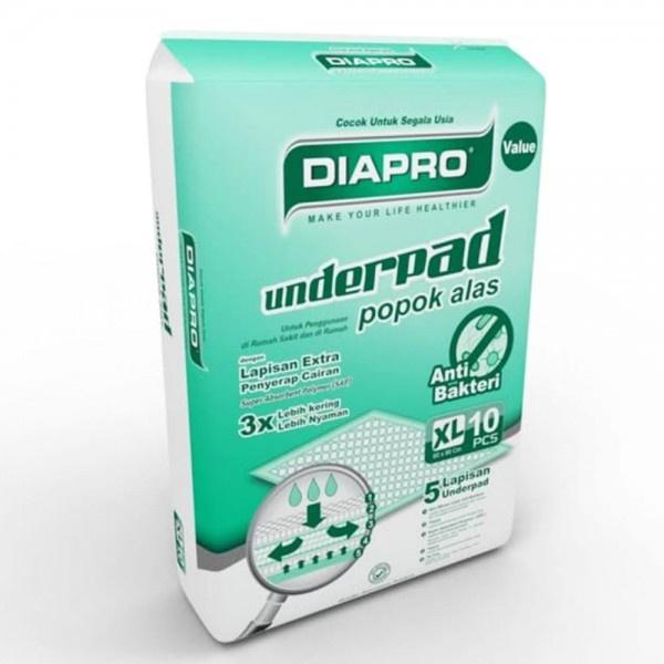 DIAPRO UNDERPAD 10'S (ALL VARIANT) - Shop | Tokopedia