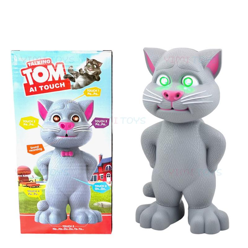 TALKING Tom Smart cat toy Tom cat who can learn to talk - TikTok Shop ...
