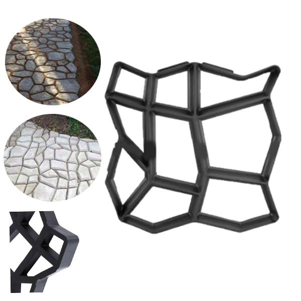 New Reusable Path Maker Mold Concrete Cement Stone Design Pavement ...