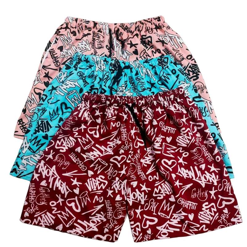 3pcs for 129 Only Unisex taslan short fit size 26-30 waistline - TikTok ...
