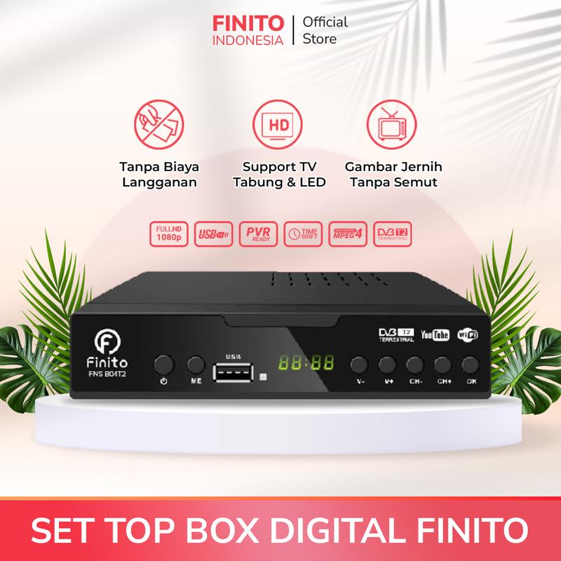 Finito Set Top Box Digital Finito Plat Besi Anti Panas / STB FINITO ...
