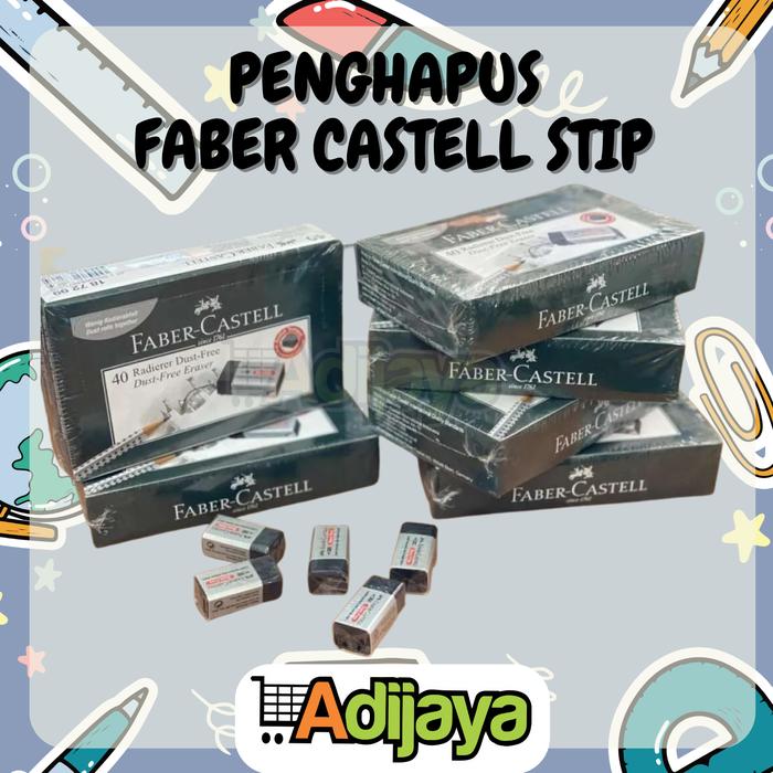 Promo FABER CASTELL | BIG - Penghapus Hitam Kecil & Besar 1 Pack - Stip ...