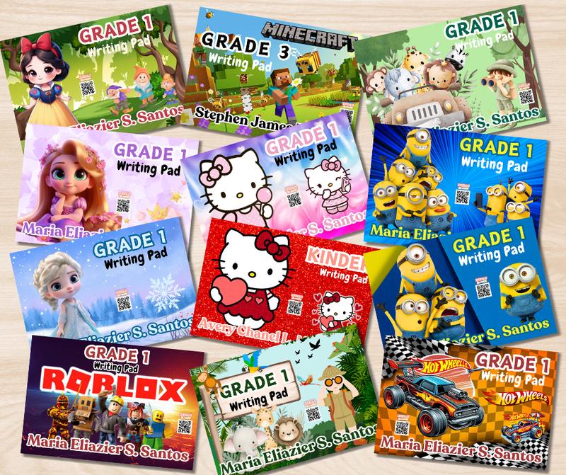 Personalized/Customized Pad Paper - Grade 1, 2, 3 and 4 - 50 - TikTok ...