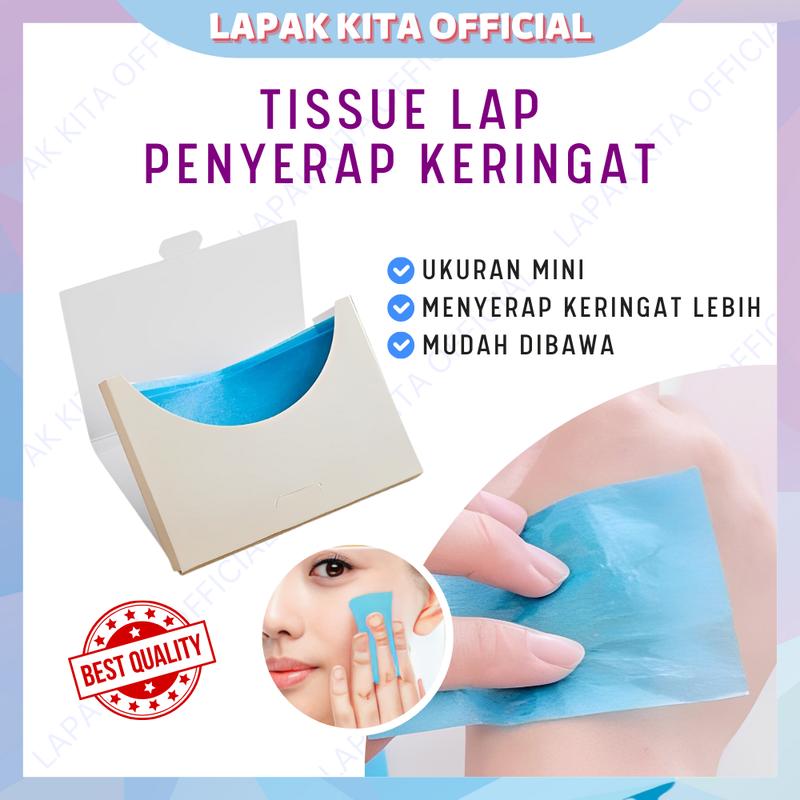 Kertas linen penyerap minyak wajah tisu lap muka make up isi - Shop ...