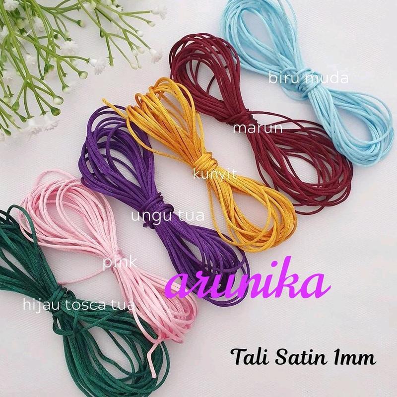 LIVE 36 * 5 M TALI SATIN UKURAN 1 MM ANEKA WARNA ( TALI SENGKELIT ...