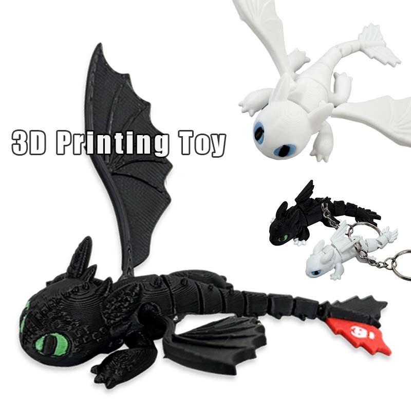Mainan Model Toothless, Tokoh Aksi, 10cm, How To Train Your Dragon ...